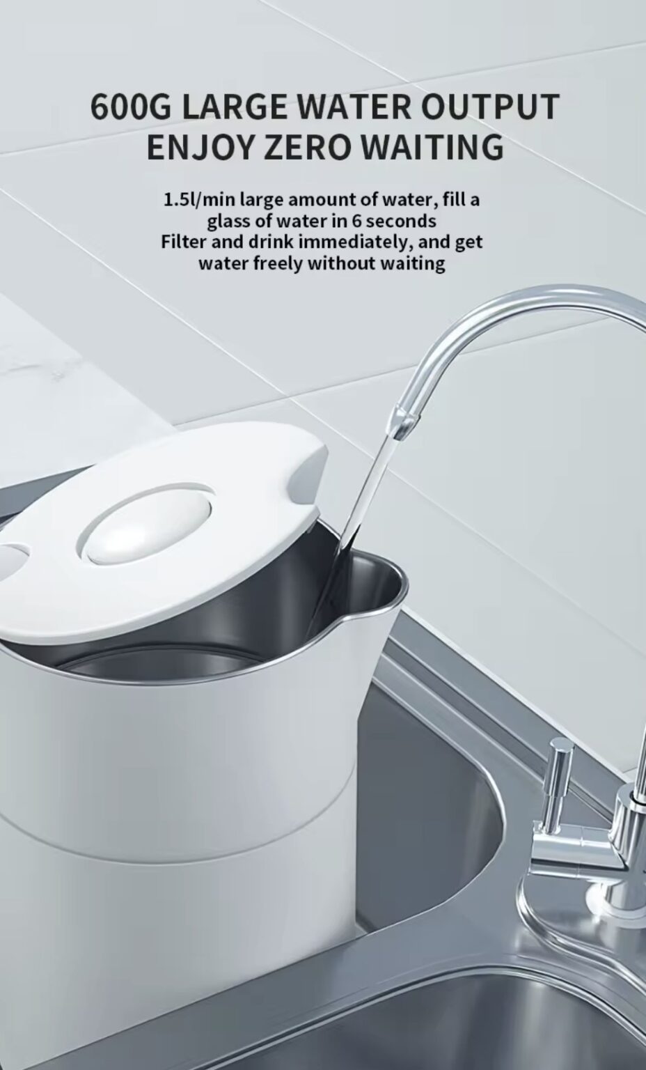 Purificator de apa Premium Filtrex RO600G cu filtrare in 3 etape si ...